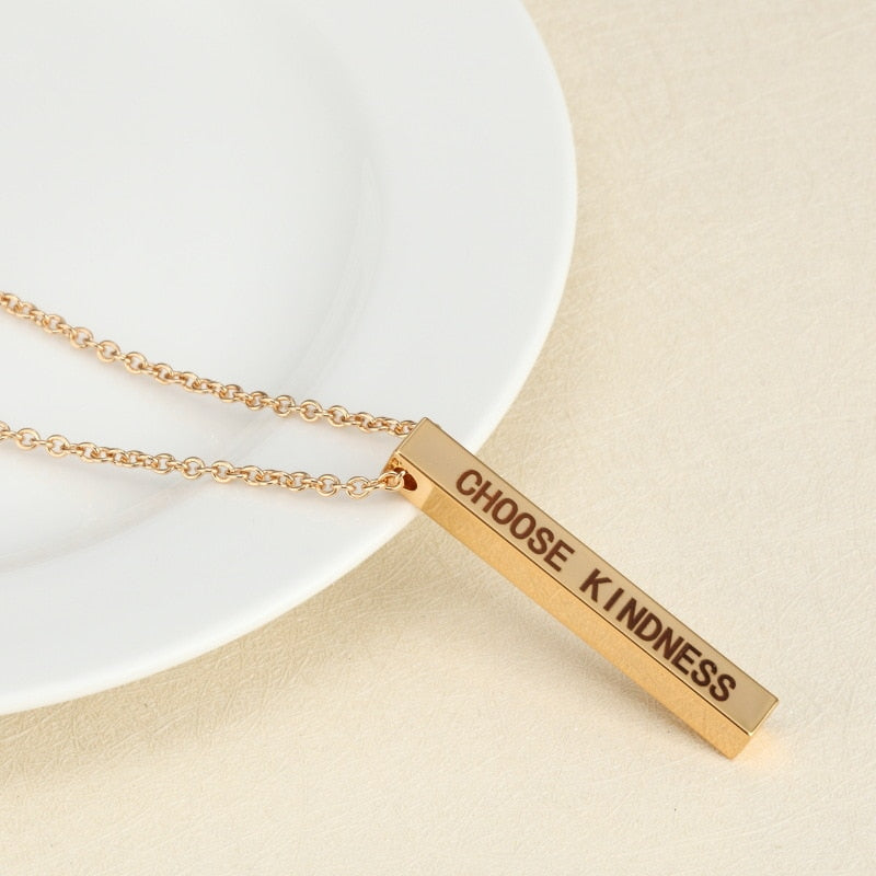 CHOOSE KINDNESS Necklace – Queen Bee Crystals